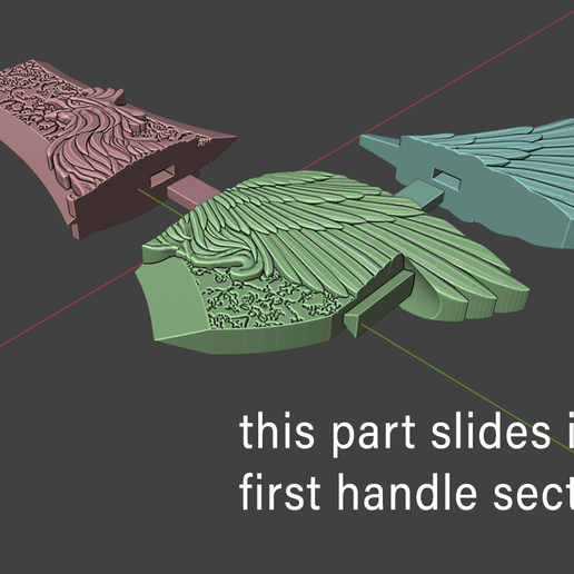 🦅 2B’s Phoenix Sword – Nier: Automata・ STL File for 3D printing・Cults