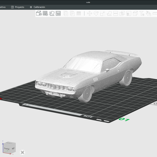 🚗 PLYMOUTH CUDA 340・ STL File for 3D printing・Cults