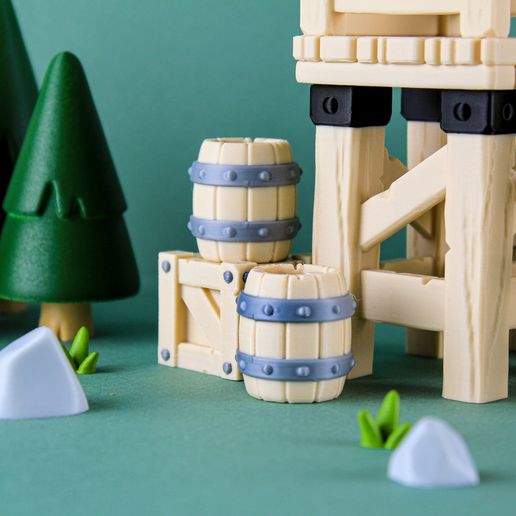 💂 Collection 01 : Watchtower and its guard - FIEF・ STL File for 3D ...