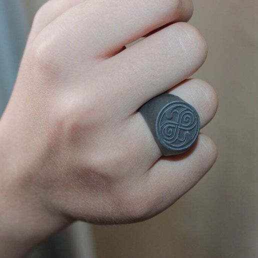 💍 The Ring of Rassilon・Free STL File for ・Cults