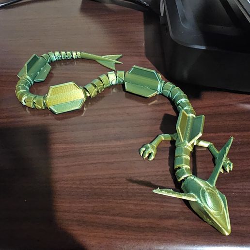 3D print Articulated Rayquaza - Pokemon (3MF included) • made with ...