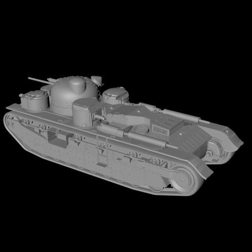 🪖 British "Vickers" A1E1 "Independence" tank 3D model material・ OBJ ...