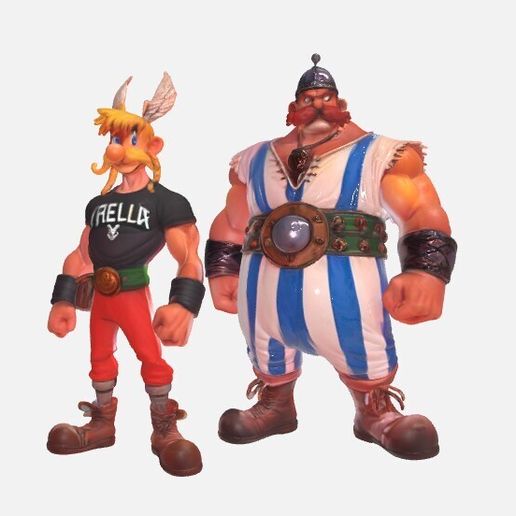 📦 ASTERIX AND OBELIX PACKAGE・ 3D File for 3D printing・Cults