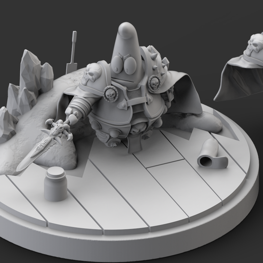 ⭐ Patrick Star Death Knight・ 3D File for 3D printing・Cults
