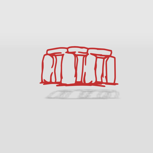 stonehenge drawing simple