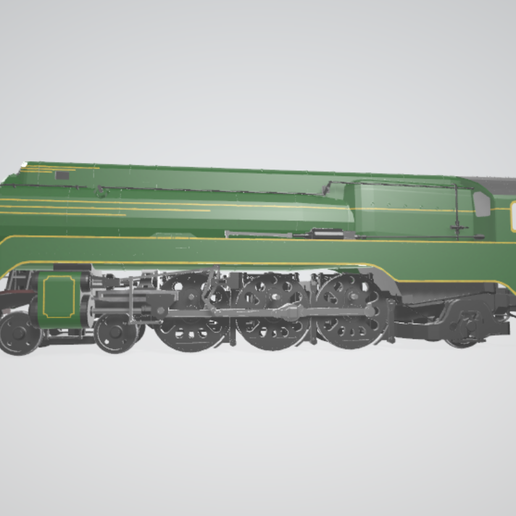 😤 Class 38 Steam Locomotive・ OBJ File for 3D printing・Cults