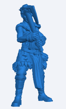 STL file Human Female Barbarian Full Pack ♀️ ・3D printer model to ...