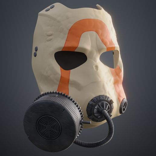 🎮 Krieg's Psycho mask - Borderlands・ 3D File for 3D printing・Cults