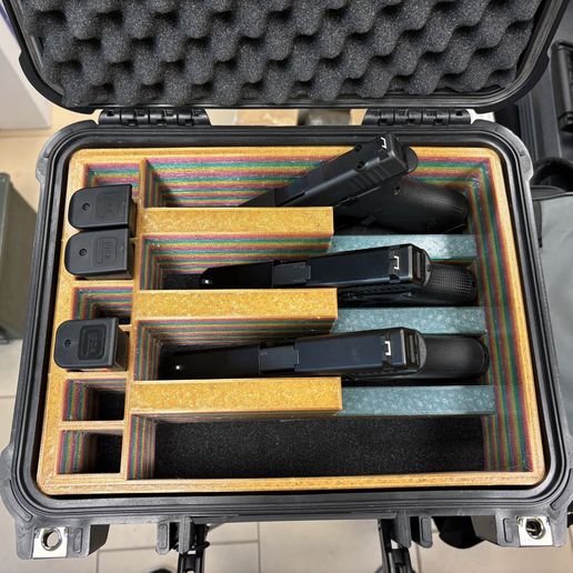 🔧 Apache 2800 case to hold 4 guns and 7 magazines (Full Size)・ STL File ...