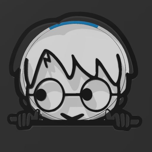 Archivo STL Suporte Alexa Echo Pop Harry Potter Eyes 6 Modelos 👀 ...