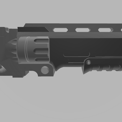 🛰 Space Dwarf Revolver Shotgun.・ STL File for 3D printing・Cults