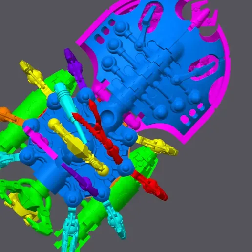 3D file Bots Insectoid Spider 🕷️ ・3D printer design to download・Cults