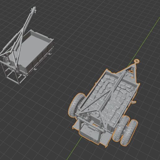 🚐 m58 mine cleaning line charge MCLIC on on m200 trailer 35 th scale ...