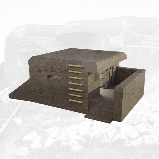 STL file Bunker WW II 🪖 ・3D printable design to download・Cults