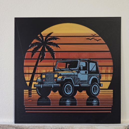 🌇 HUEFORGE 4x4 SUNSET・ STL File for 3D printing・Cults