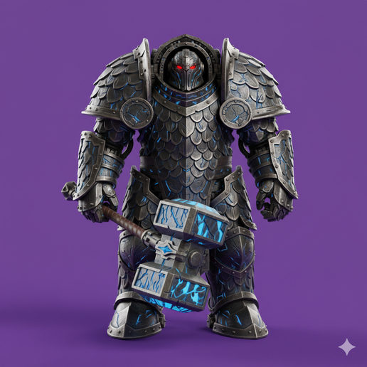 👹 Single STL Heavy-Scaled Juggernaut | Armored Behemoth Creature for ...
