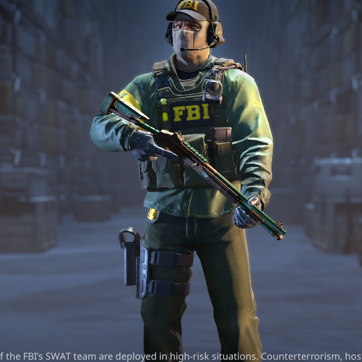 STL file CS 2 AGENT | Operator | FBI SWAT 🔫 ・3D printer model to ...