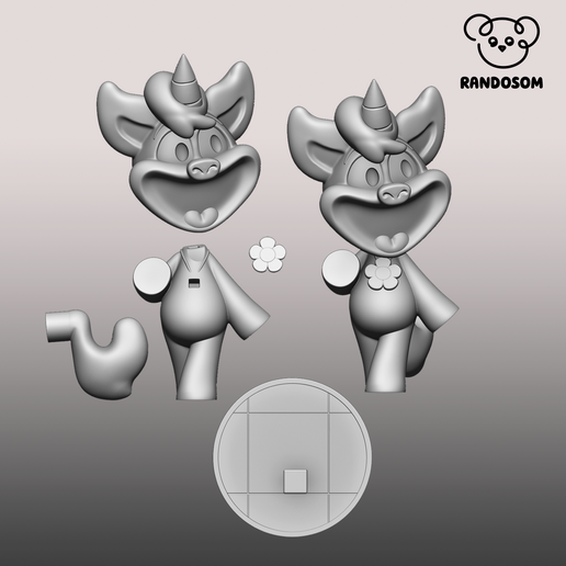 🥼 Smiling Critters・ 3D File for 3D printing・Cults
