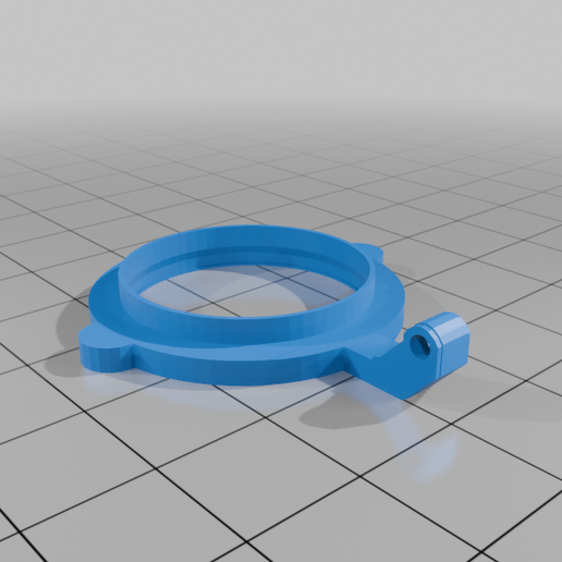 Free 3D file flip scope cover cutout for clear plastic ⚽ ・3D printable ...
