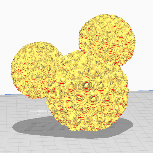 🐁 Mickey mouse Roses・Free STL File for ・Cults