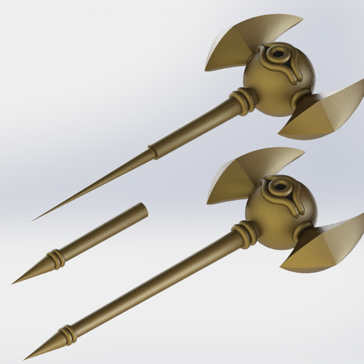 🎲 Millennium Rod (Yu-Gi-Oh)・ STL File for 3D printing・Cults