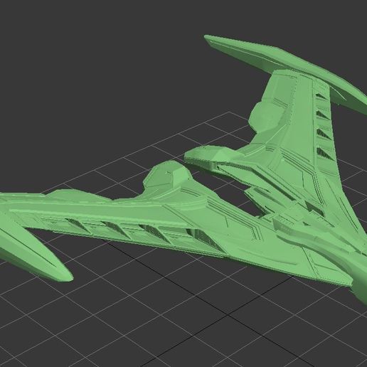 🖖 Romulan Onias Class WarBird・ OBJ File for 3D printing・Cults