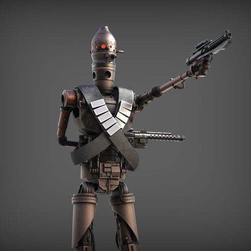 🤖 ig-11 from mandalorian 3D print model・ STL File for ・Cults