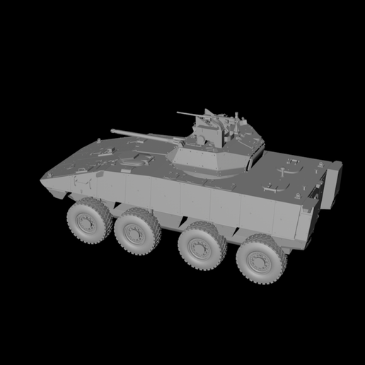 🗺️ Modèle 3D du véhicule de combat d'infanterie français VBCI-2 (MCT30 ...