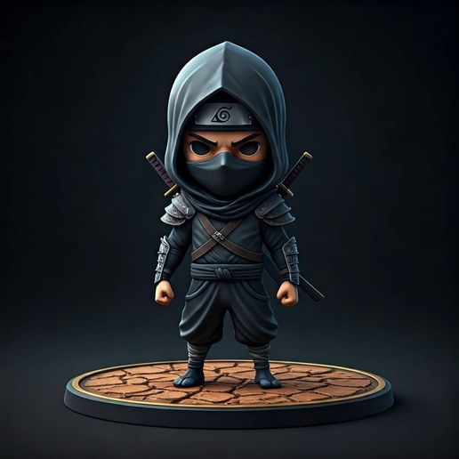 🥷 Ninja Figurine / Ninja Figurine・ STL File for 3D printing・Cults
