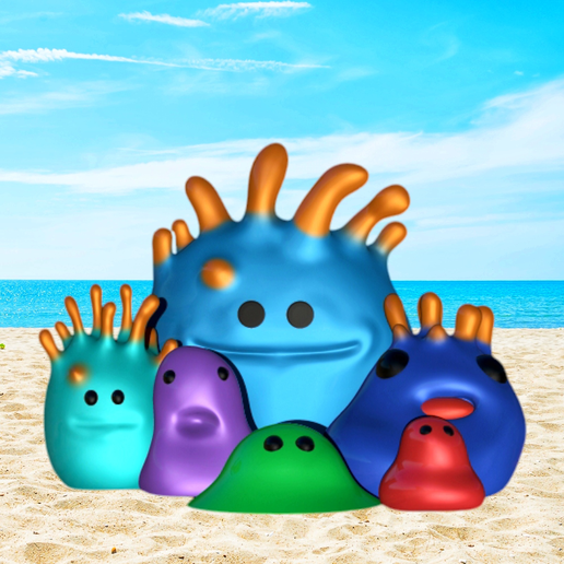 🪸 Coral buddies fortnite・ STL File for 3D printing・Cults