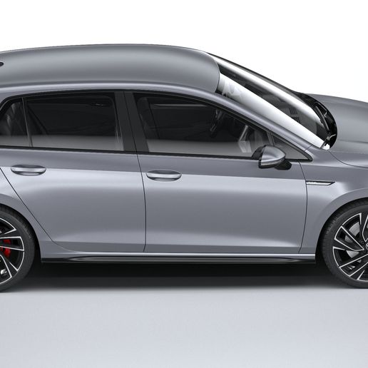 🚗 Volkswagen Golf GTD 2020 in 3D・ OBJ File for 3D printing・Cults