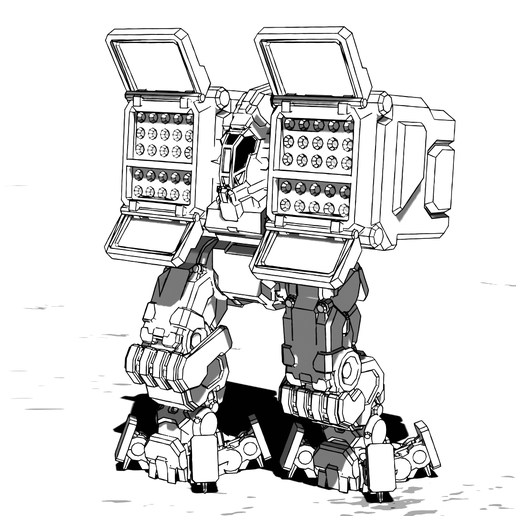 🎲 English Bowman Mech・Free STL File for ・Cults
