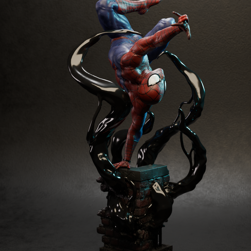 🦸‍♂️ Dex Spiderman Venom Venom tentacle Base Version・ 3D File for 3D ...