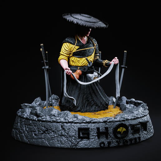 👻 Ghost Of Yotei - Atsu・ STL File for 3D printing・Cults