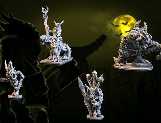 🎲 Komplete Beast Army 10/15mm Scale・ 3D File for ・Cults