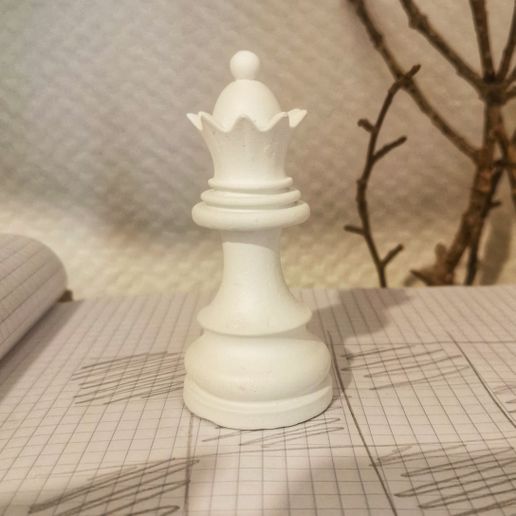 ♟️ chess piece queen・ STL File for ・Cults