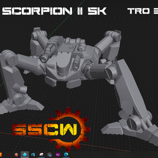 🦂 Scorpion II *Now with all 4 designs*・ 3D File for ・Cults