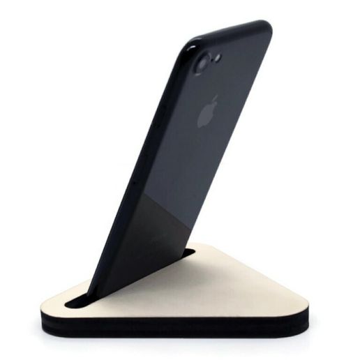 🔺 Triangle Phone Stand DXF Files Minimalist Laser Cut Wooden Smartphone ...
