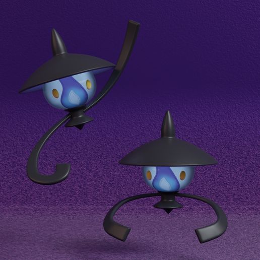 STL file Pokemon - Lampent with 2 poses 🐉 ・3D printer model to download ...