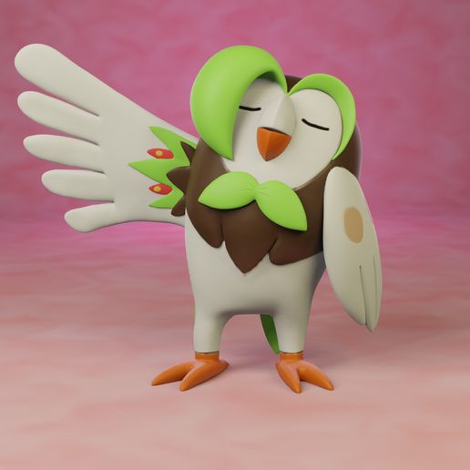 🐉 pokemon dartrix・ STL File for ・Cults