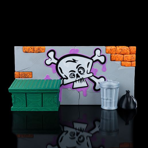 STL file Graffiti Wall 🧑‍🎨 (3MF)・3D printing template to download・Cults