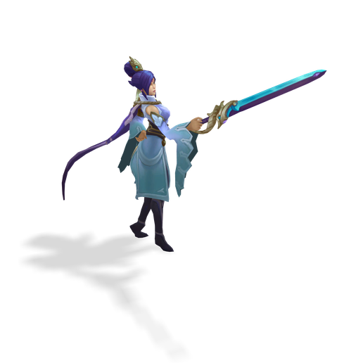 STL file Soaring Sword Fiora League of Legends 3D print model 🗡️ ・3D ...