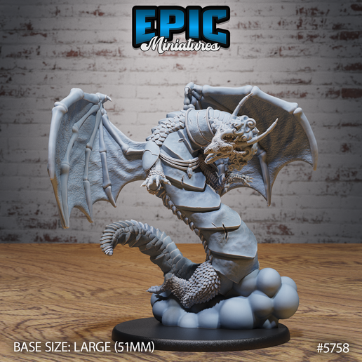 🐉 Cult Dragon Lung ‧ DnD Miniature ‧ Tabletop Miniatures ‧ Gaming ...