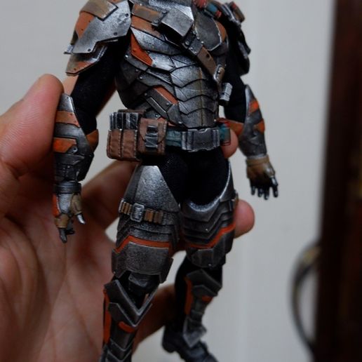🦸‍♂️ deathstroke armor kit 1/12・ STL File for 3D printing・Cults