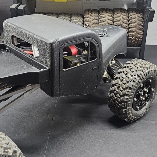 🚕 SCX24 Powerwagon Comp Body・ STL File for 3D printing・Cults