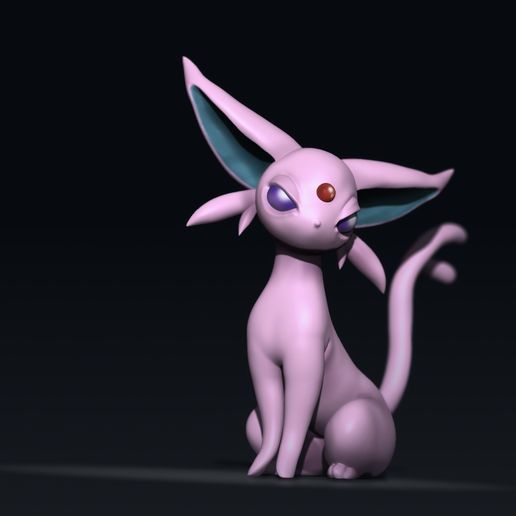🆓 FREE espeon - POKÉMON FIGURINE - 3D PRINT MODEL・Free STL File for ・Cults