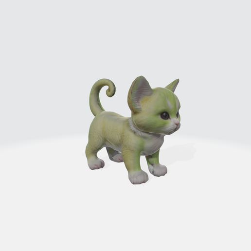 👶 Cute Kitten 3D Model - Realistic Baby Cat Character Assets・ 3D File ...