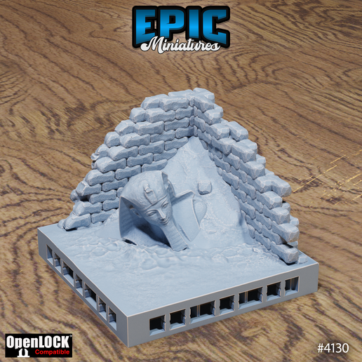 3D file Modular Bone Dry Desert Tiles ‧ DnD Miniature ‧ Tabletop ...
