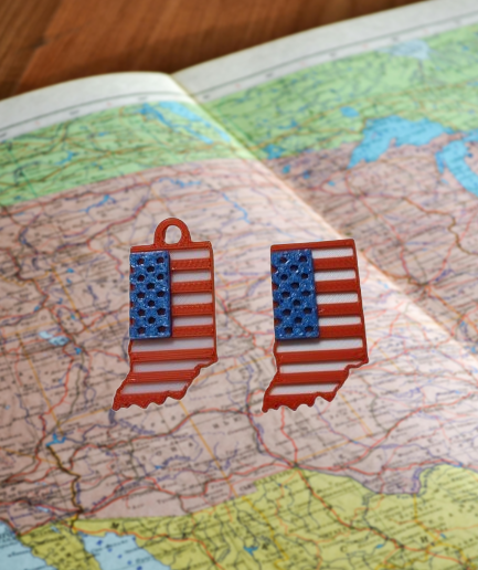🇺🇸 Indiana Keychain/Bogg Charm Pack・ STL File for 3D printing・Cults