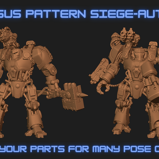 🤖 Colossus pattern Siege-Automata PRESUPPORTED (includes Dominion ...